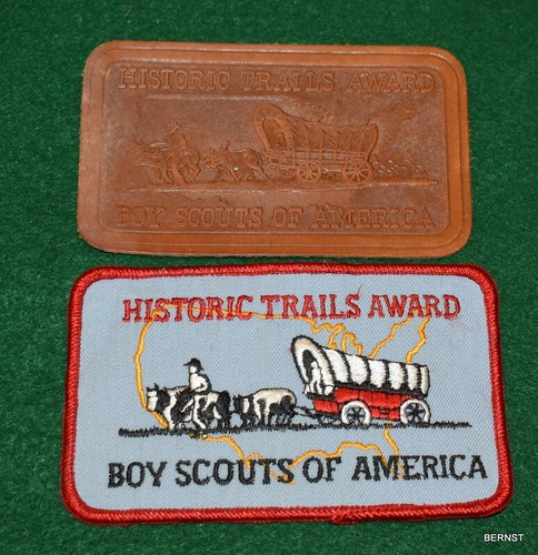 BOY SCOUT - SET OF HISTORIC TRAILS AWARD PATCHES | eBay