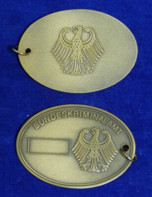 Obsolete Federal Geman Criminal Police BKA Kripo badge v rare | eBay