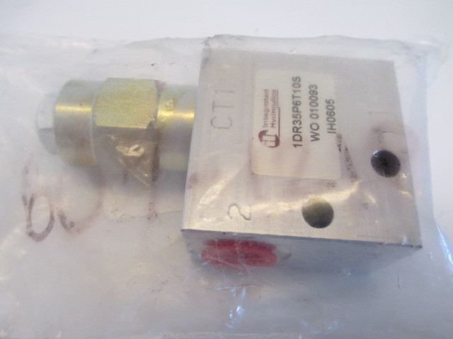 INTEGRATED HYDRAULICS HYDRAULIC RELIEF VALVE 607-121P NEW COMPRESSOR ...