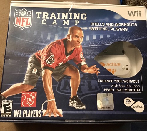 EA Sports Active: NFL TRAINING CAMP Wii Fitness Game Bundle - Exercise ...