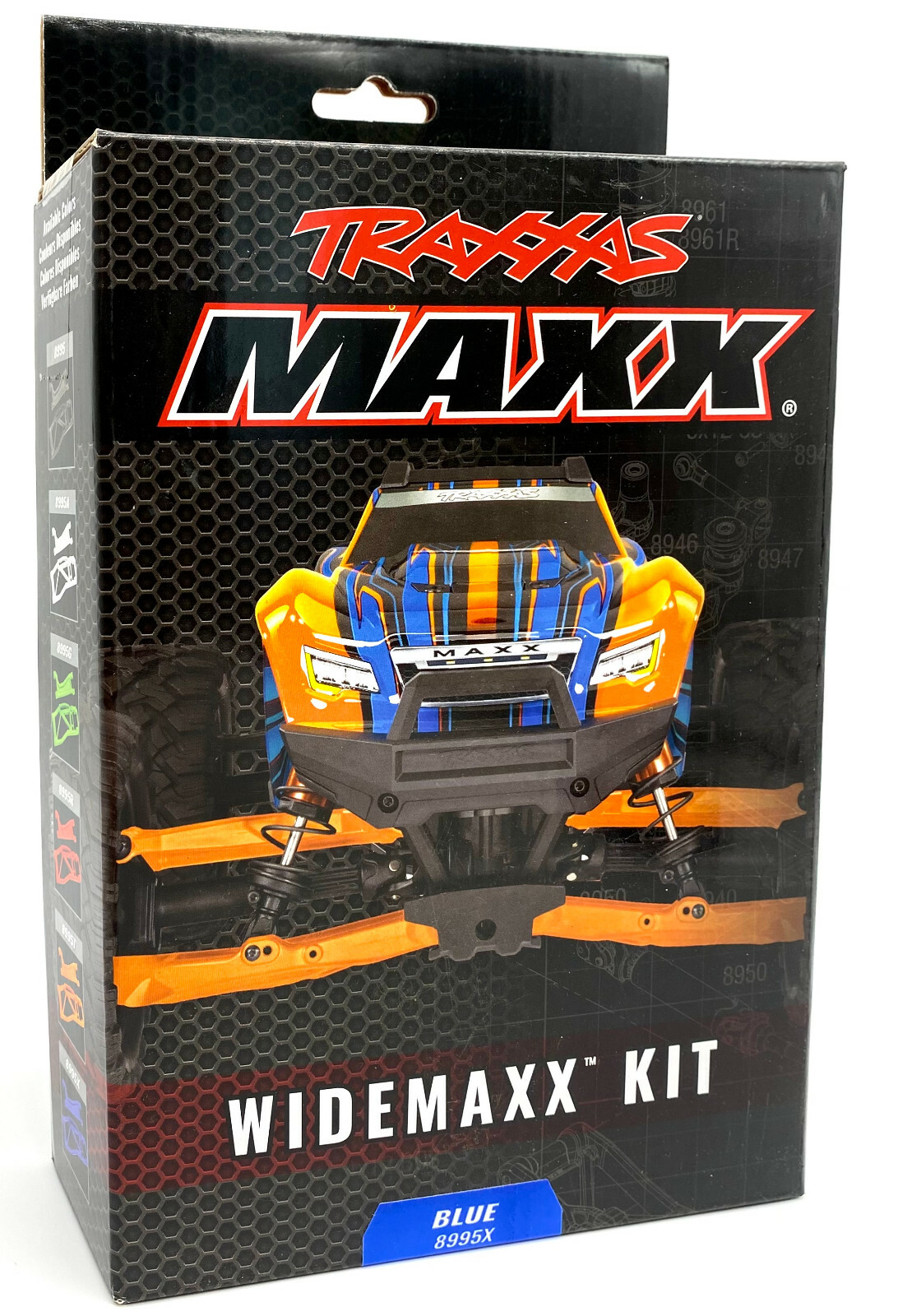 Fits Traxxas 89086-4 1/10 Wide-MAXX - SUSPENSION kit (BLUE) widemaxx ...