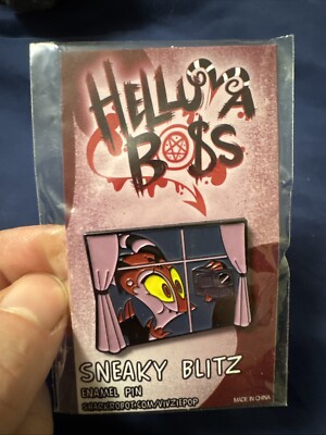 Helluva Boss Sneaky Blitz Pin New | eBay