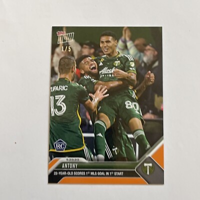 2023 Topps Now MLS 203 ANTONY PORTLAND TIMBERS ROOKIE RC ORANGE 1/5 | eBay