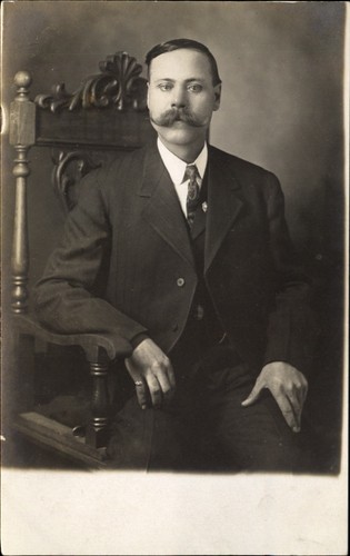 Olaf Johnson Sykeston ND studio portrait Kregel Photo Minneapolis St ...