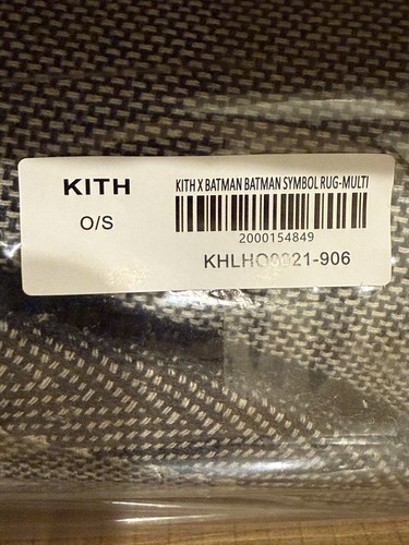 Kith X Batman Symbol Rug - IN HAND! 🔥 | eBay