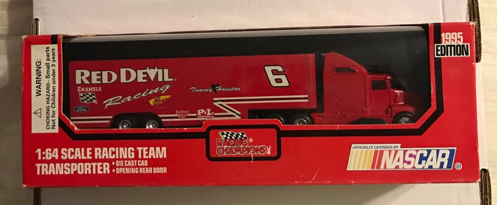 1995 #6 TOMMY HOUSTON RED DEVIL RACING CHAMPION 1/64TH DIECAST ...