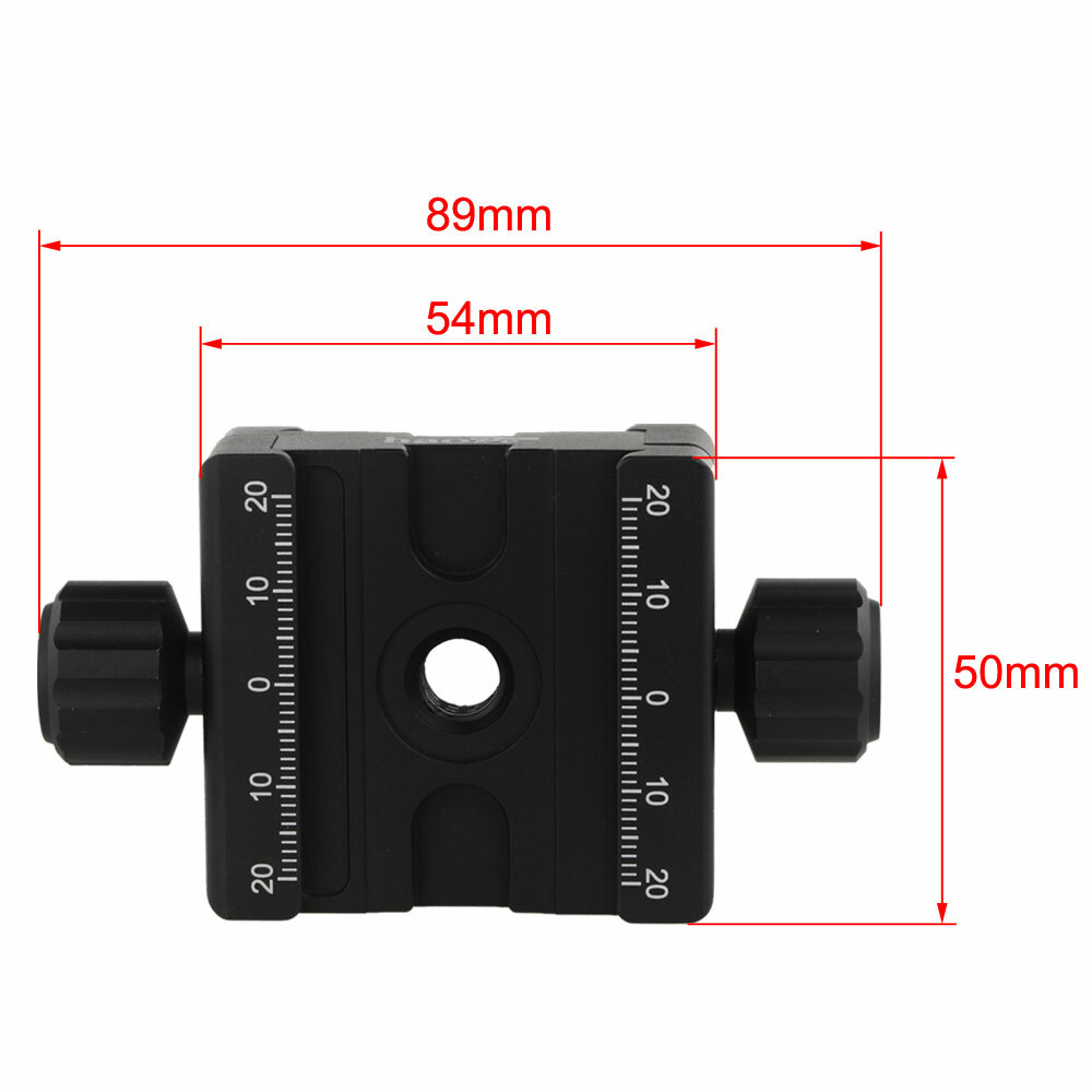 50mm Quick Release Double Dovetail Clamp Subtend for Nodal Slide Macro ...
