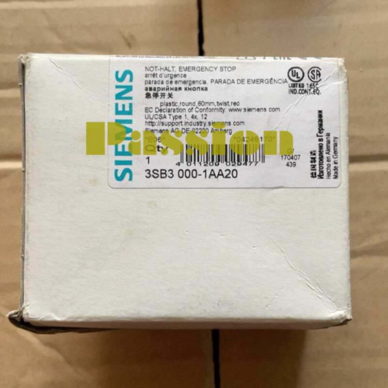 1PC FOR Emergency Stop 3SB3000-1AA20 | eBay
