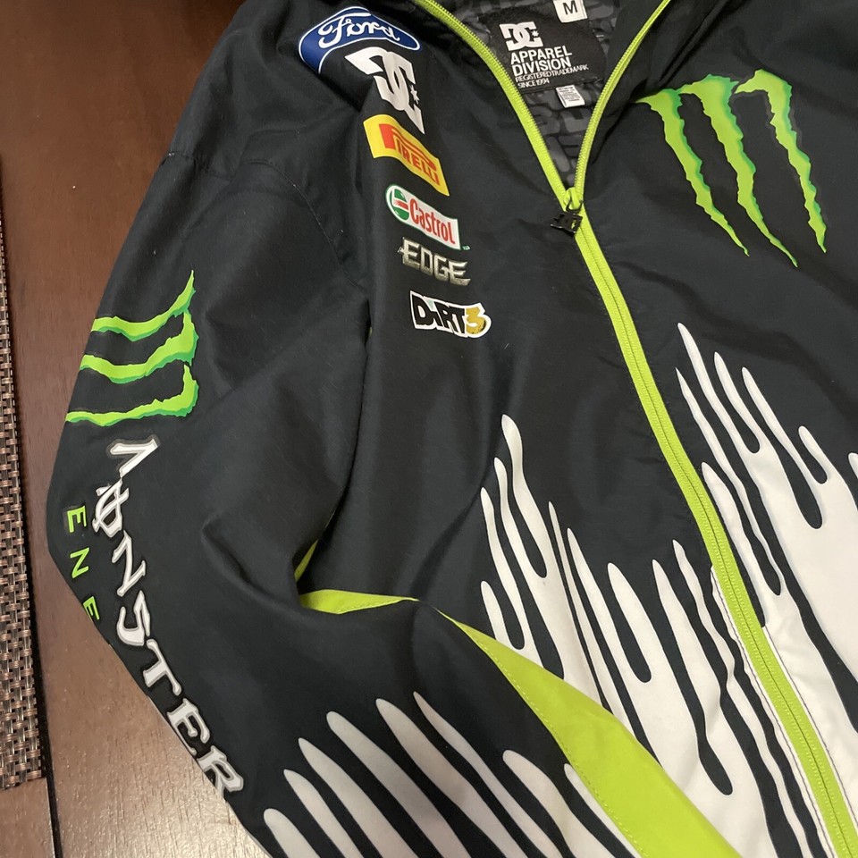 DC Shoes Ken Block Monster Ford Pirelli Hoodie Jacket #43 Size Medium ...
