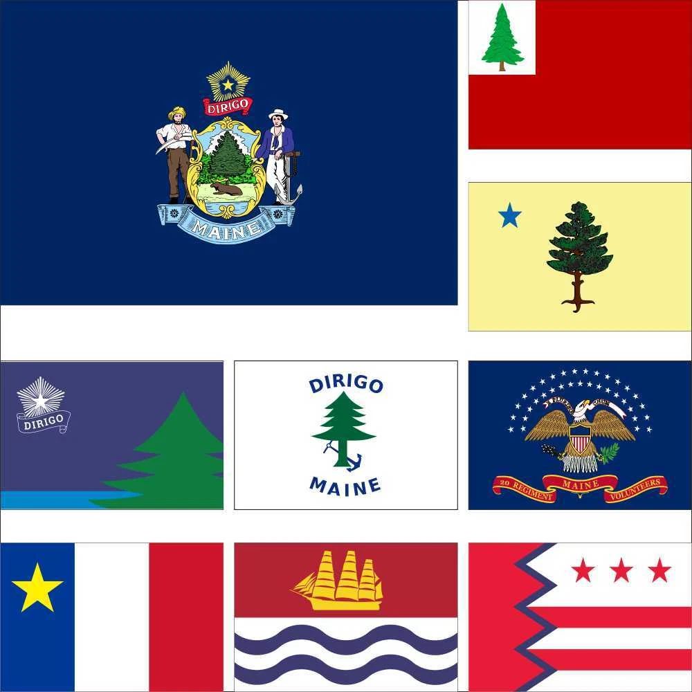 Maines State Flag