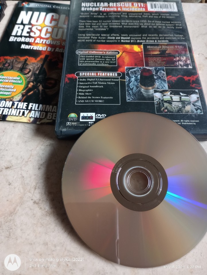 2001 NUCLEAR RESCUE 911 BROKEN ARROWS INCIDENTS ADAM WEST DVD | eBay