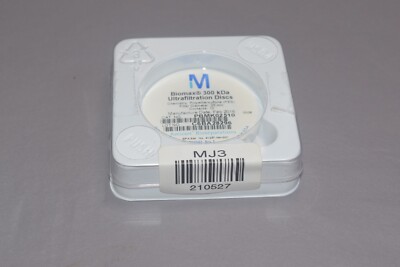 MILLIPORE Biomax 300kDa Ultrafiltration Disc, 25mm PBMK02510 #210527 ...