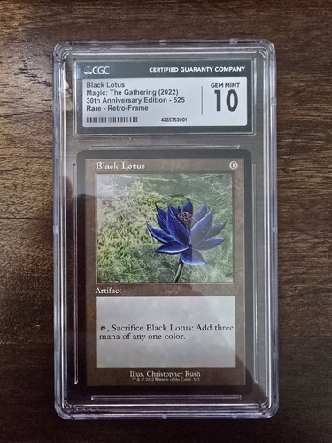Black Lotus (Retro Frame) 30th Anniversary Edition Regular MTG Graded ...