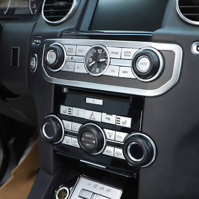 5PCS Matt Black Volume Knob Cover Trim Fits Land Rover Discovery 4 LR4 ...