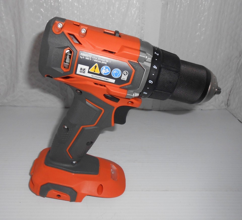 RIDGID 18V Cordless 1/2 in Drill T-1099 Driver Tool Only Model R860010 ...