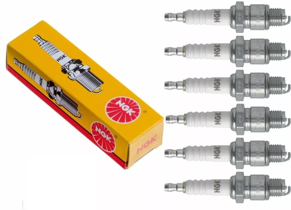 6 Pack NGK Standard Spark Plugs 5534 BPR7ES 5534 BPR7ES Tune Up Kit jo ...