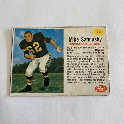 1962 Post Mike Sandusky #131 | eBay