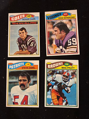 1977 Topps Football You Pick Complete Your Set #400-528 Rookies/Stars ...