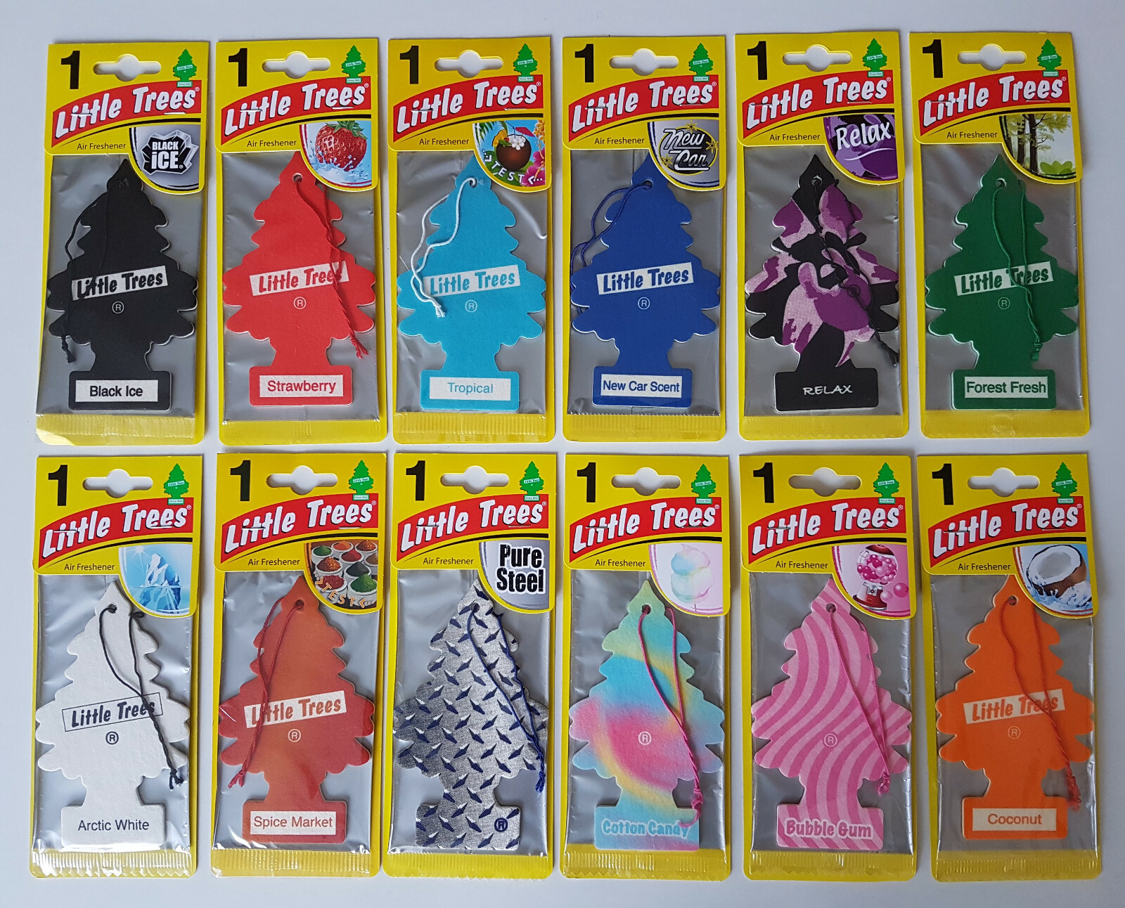 12 x MAGIC TREE LITTLE TREE HANGING AIR FRESHENER FRESHNER CAR HOME ...