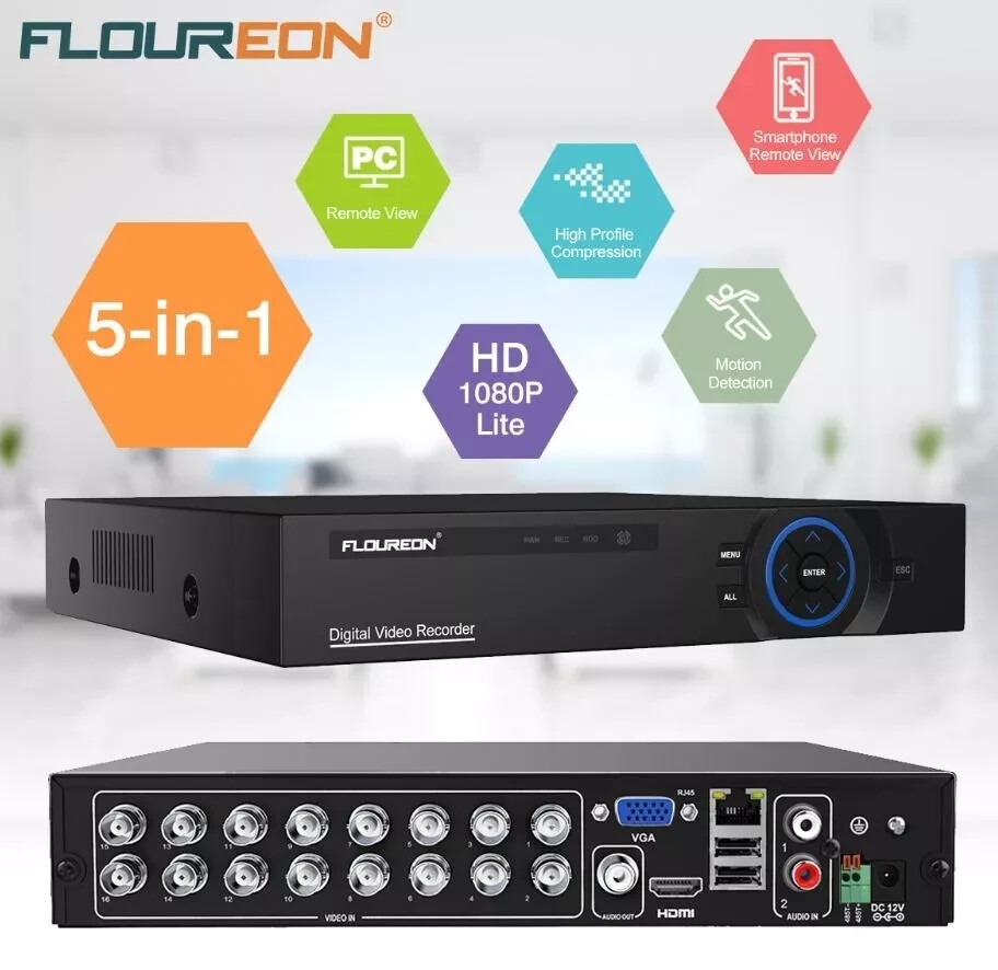 Smart CCTV DVR 16 Channel HD 1080P Digital Video Recorder; No HDD ...