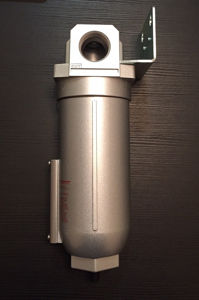 1" Inline Air Compressor In Line Water Moisture Filter Trap Separator ...