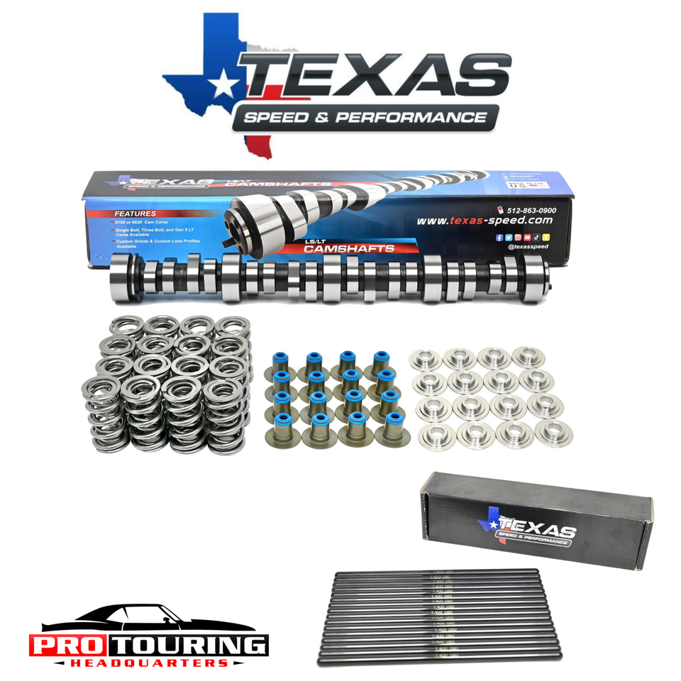 Texas Speed GM LS1 Cleetus Bald Eagle Twin Turbo Camshaft Kit LS2 4.8L ...