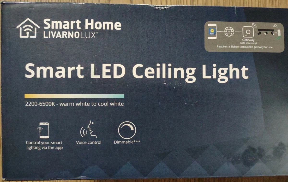 Livarno Lux Led Ceiling Light With Remote Control | Shelly Lighting