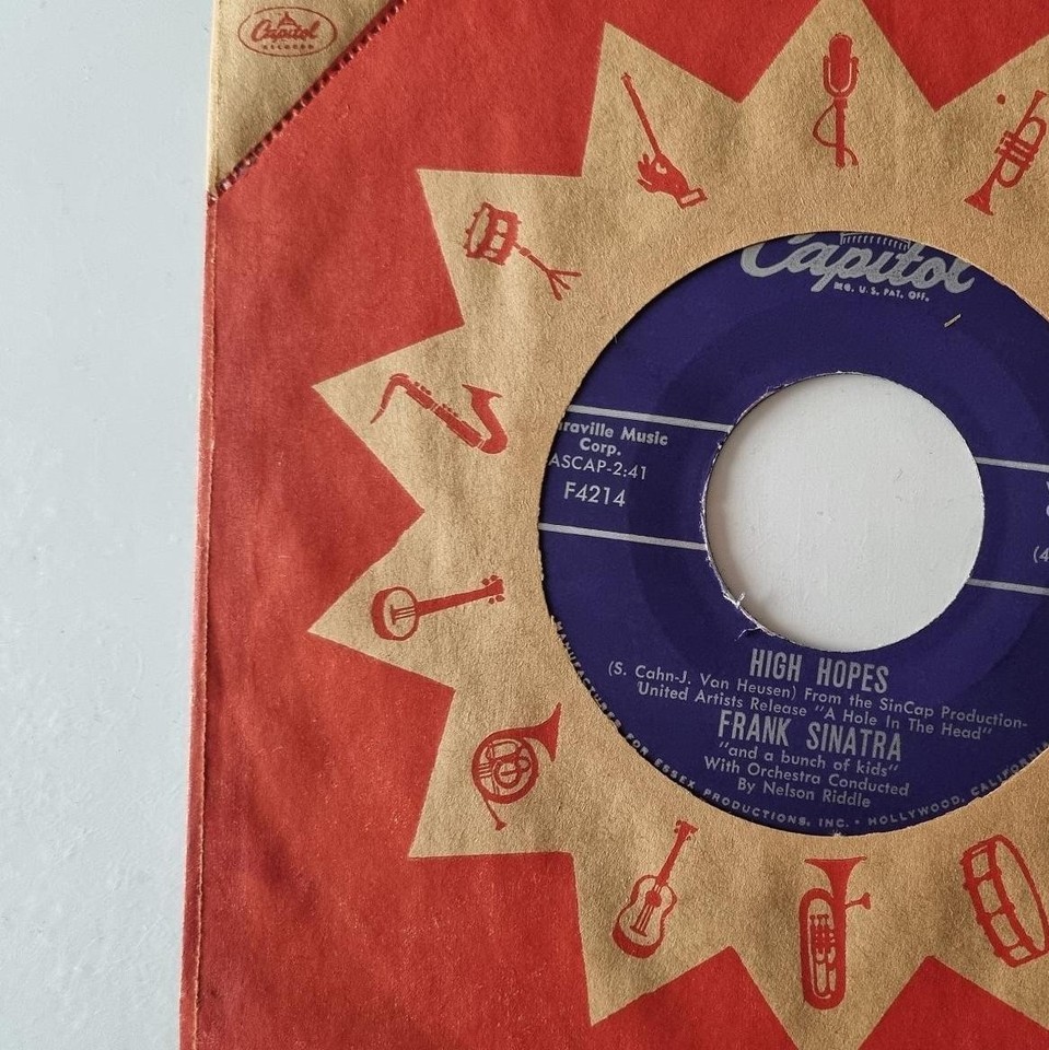 Frank Sinatra - High Hopes 7'' Vinyl US | eBay