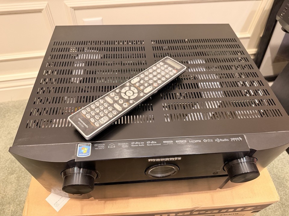 Marantz AV7005 7.2 Surround Home Theater Preamp / Processor W/remote ...