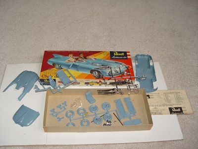 Original 1956 Vintage Revell Pontiac Club De Mer 1:25 Model Kit ...
