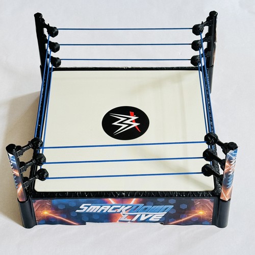 WWE WWF Wrestling Ring 2010 Elite Smackdown Live Main Event Spring ...