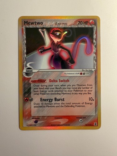 MEWTWO Delta Species HOLO - 12/113 -- Near Mint POKEMON CARD | eBay