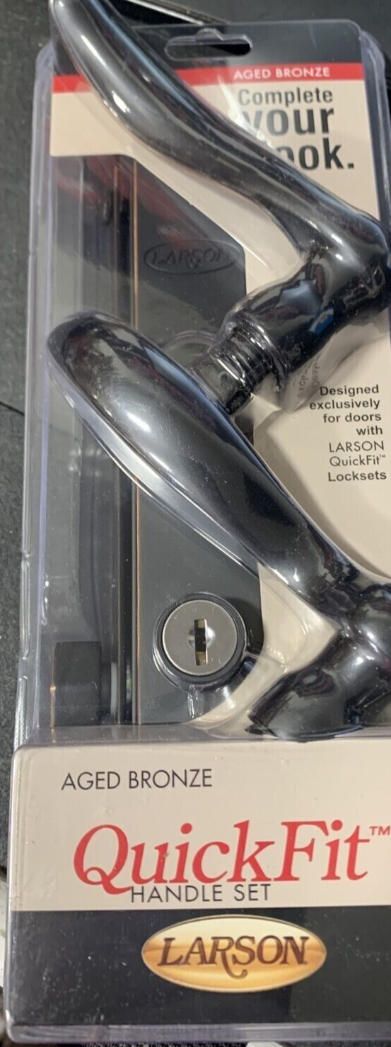 Larson 20297857 Door Handle Set - Aged Bronze for sale online | eBay