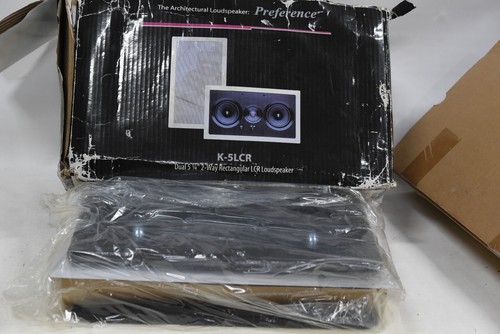 Preference Audio K-5LCR Dual 5-1/4" 2-Way In-Wall Speaker White - Single Speaker | eBay