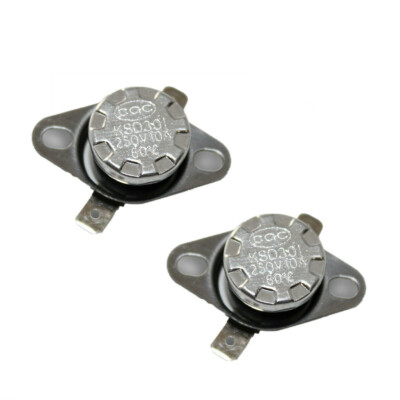 2Pcs KSD301 N.C 85°C Thermostat Temperature Thermal Control Switch 10 ...