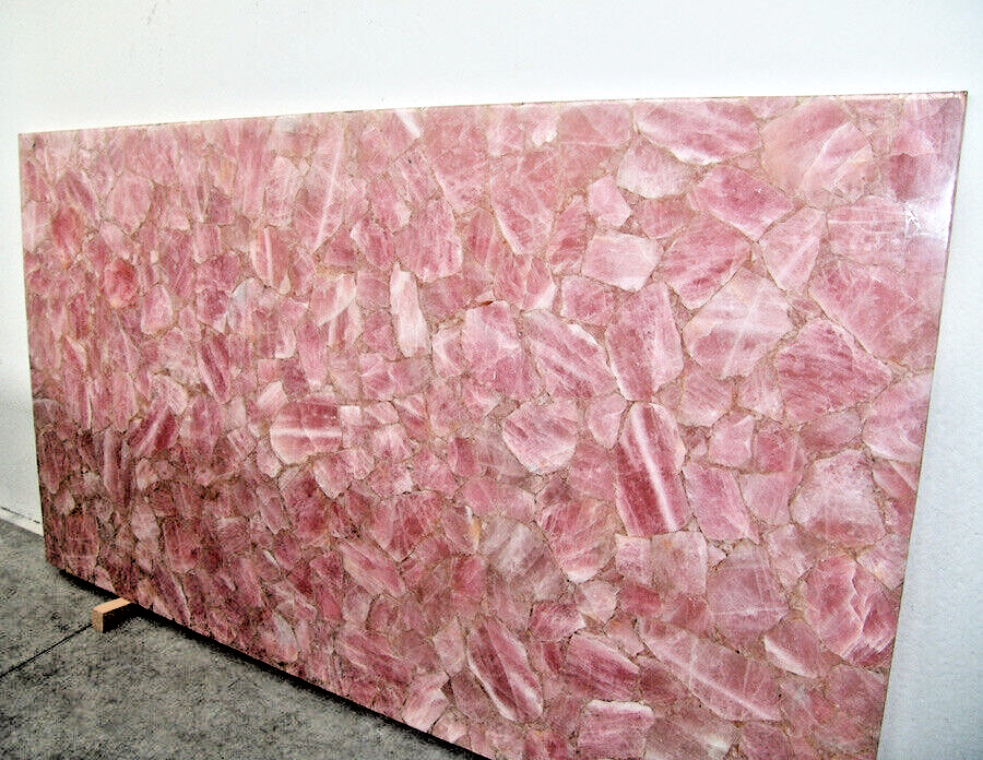 Kitchen Countertop, Rose Quartz Table Top, Quartz Center Slab Top, Home ...