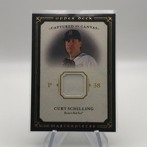 2008 Upper Deck Masterpieces - Captured on Canvas Curt Schilling #CC-SC ...