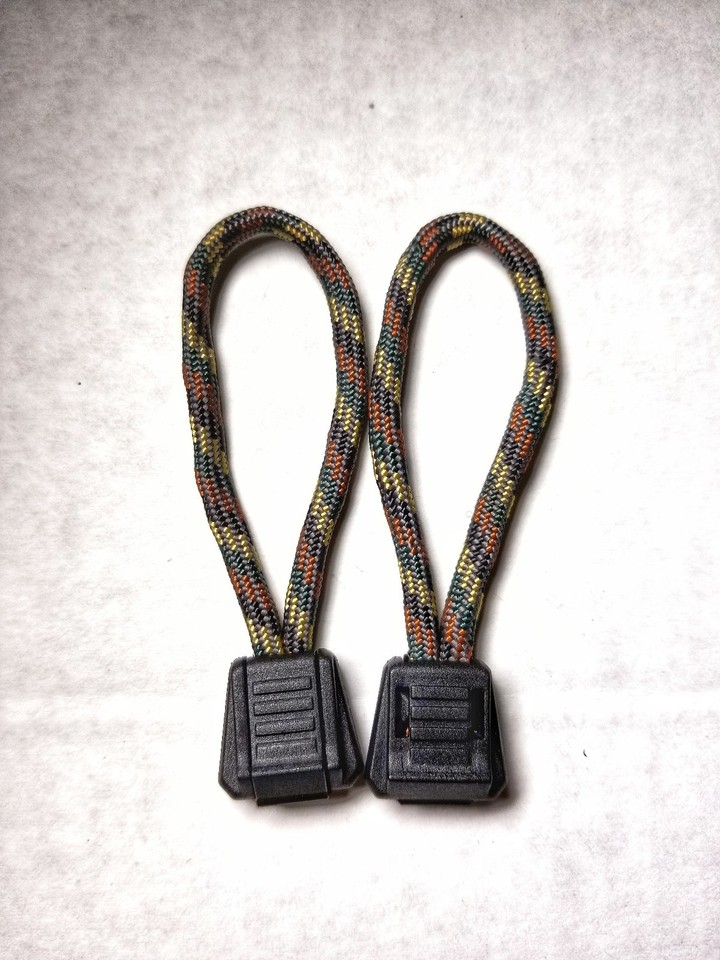 15 3" Paracord Zipper Pulls w/ Plastic Pull Tab w/ Color Options | eBay