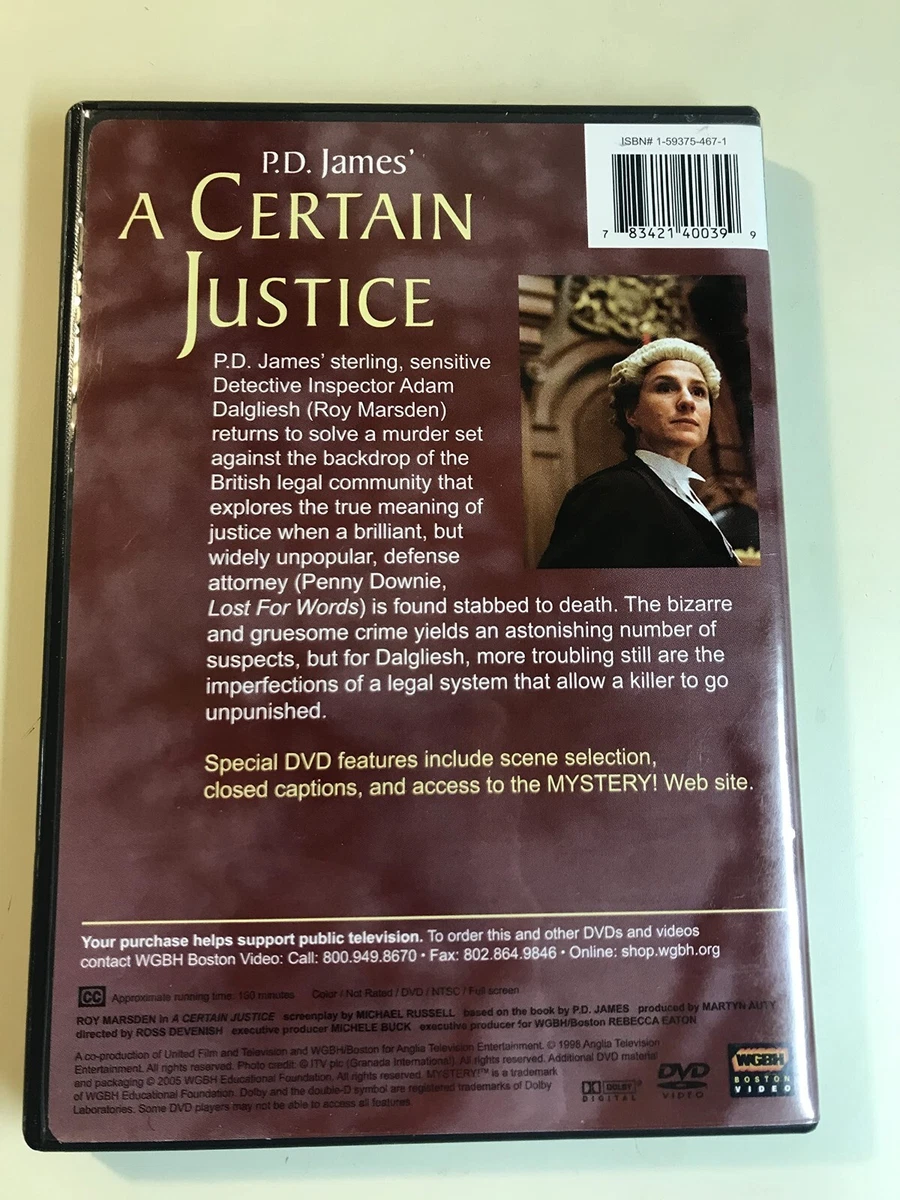 A Certain Justice Dvd Cover