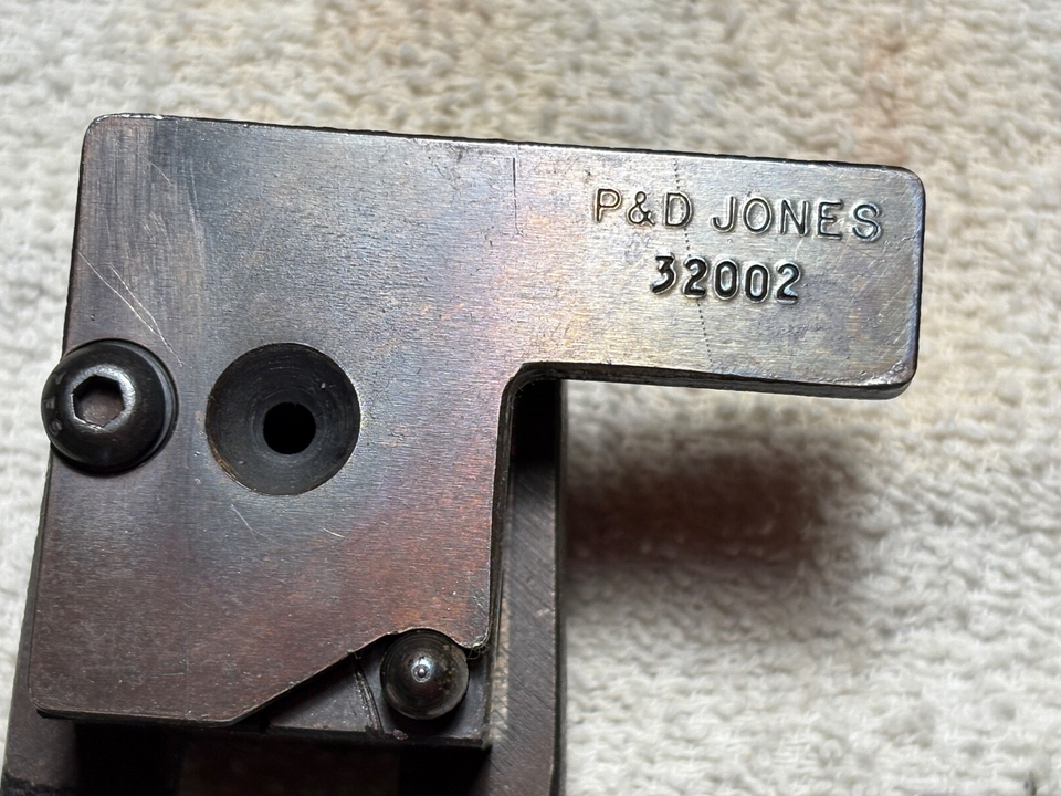 Paul Jones lathe bored 32-40 bullet mold with handles. 321 dia. Spitzer ...