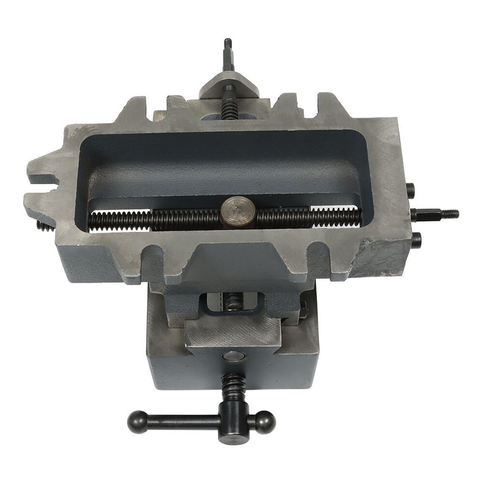 4" Cross Slide Drill Press Vise 4” Jaw Opening 1-3/8” Jaw Depth 11694 ...