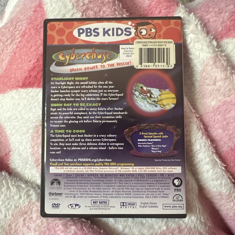 Cyberchase: Starlight Night PBS KIDS. RARE OOP DVD 97368864047| eBay