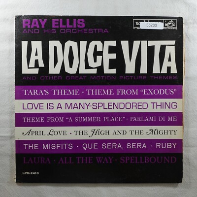 Ray Ellis La Dolce Vita LP Vinyl Record Album | eBay