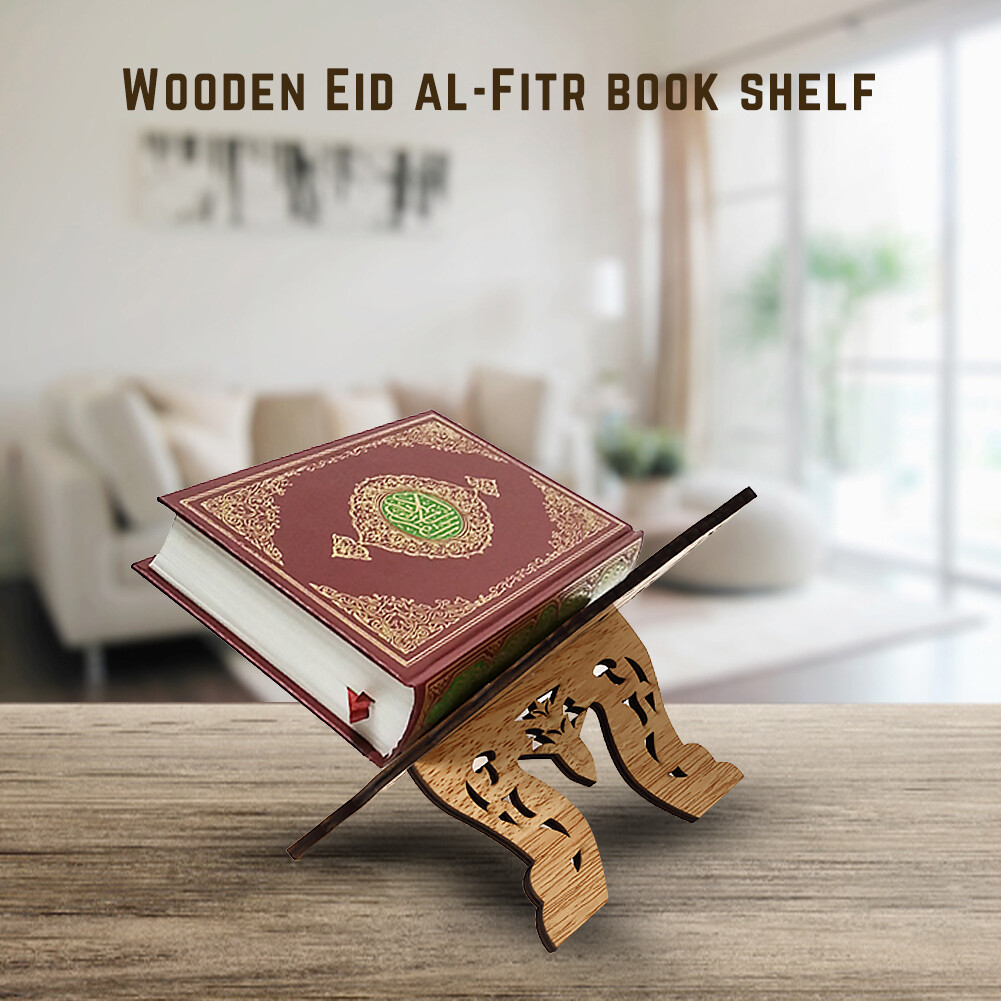 1x Kuran Quran Koran Holy Book Stand Holder Wooden Rehal Islams Home ...