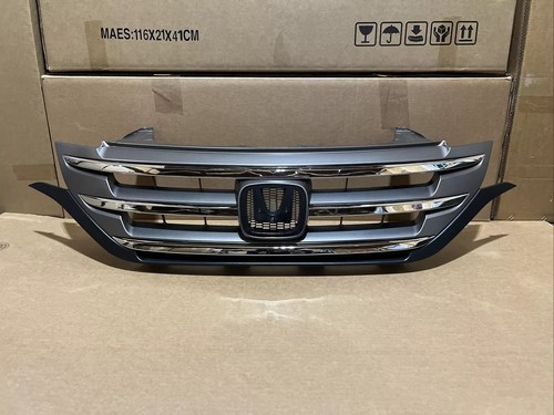 NEW for 2012-2014 HONDA CRV Front Bumper Upper Grille w/ Chrome ...