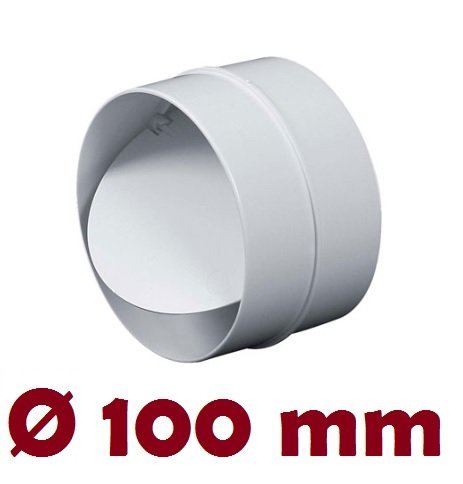 Ducting Pipe Non Return Valve 100mm Round Duct Rigid Tube Connector ...