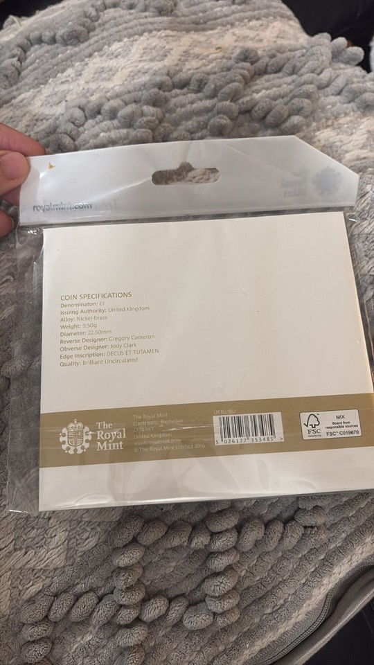 Royal Mint 2016 The Last Round Pound £1 Coin Uncirculated Coin Pack ...