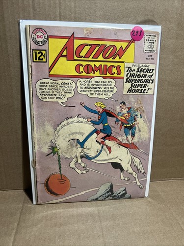Action Comics #293 (1962) - Origin of Comet the Super Horse! Superman ...