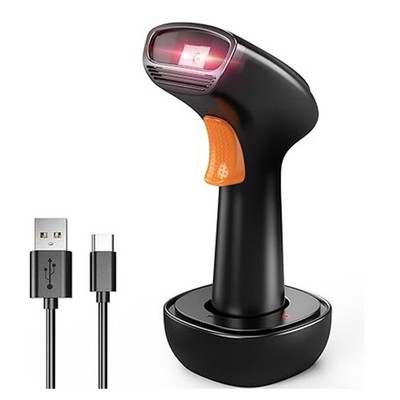 3-in-1 Handheld Barcode Scanner Wireless 2D QR Code Reader USB ...