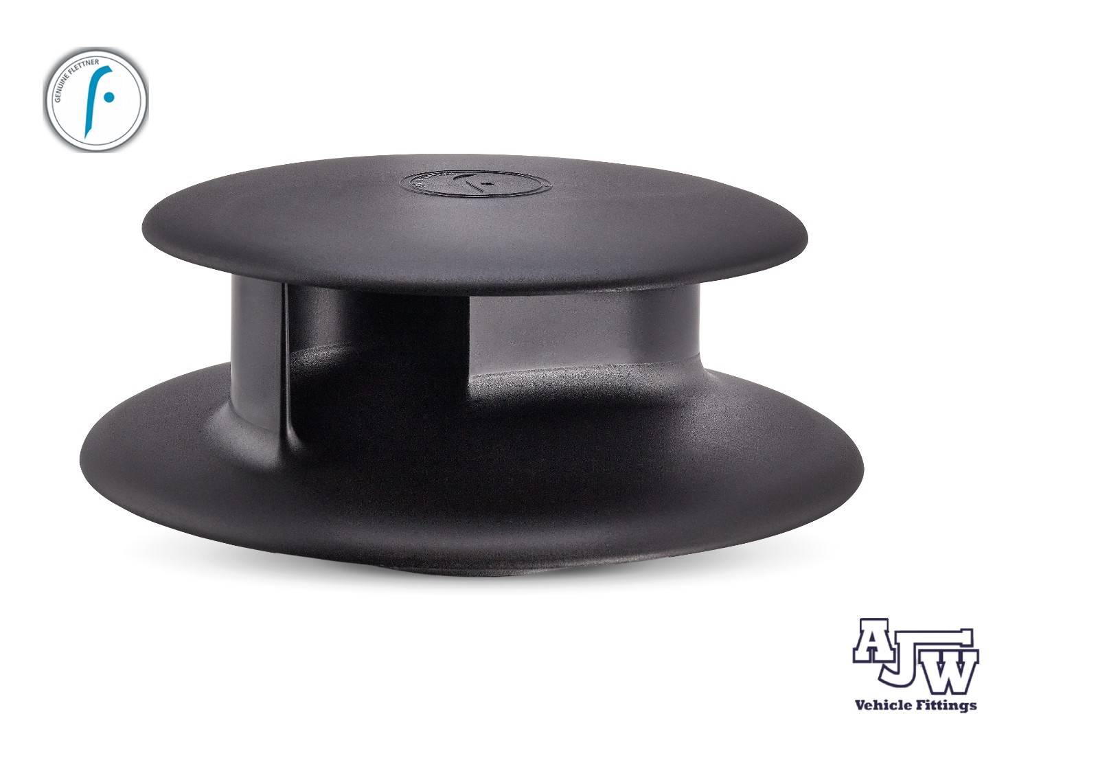 FLETTNER TCX-2 NARROW BASE * BLACK * Van Wind Driven Rotating Roof Vent ...
